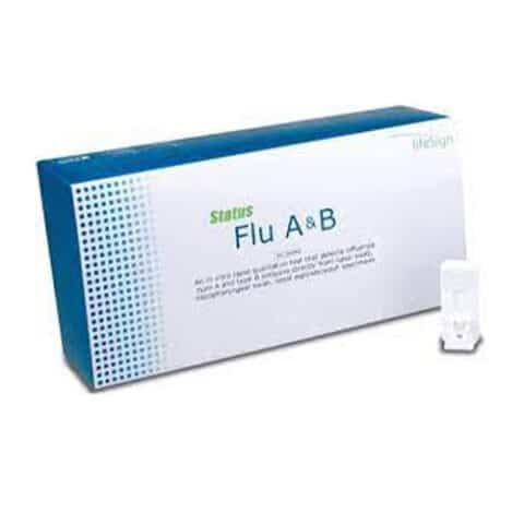 LifeSign Status Flu A+B Rapid test (25/box) - DB Diagnostics